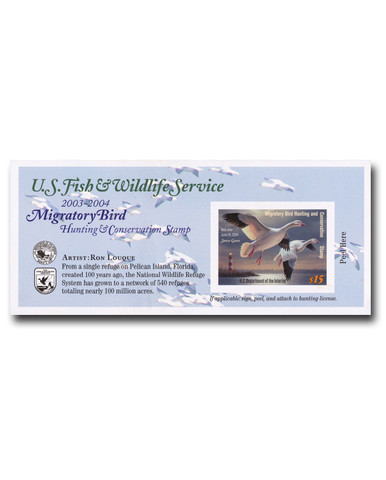 RW70A - 2003 $15.00 Federal Duck Stamp - Snow Geese - Mystic Stamp Company