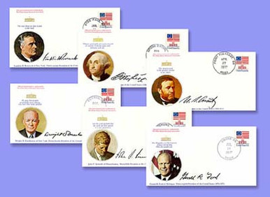 7507836 - 1977 Commemorative U.S. President Covers - 38 covers - Mystic ...
