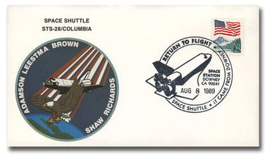 STS27L - STS-27 Launch Cover - Mystic Stamp Company