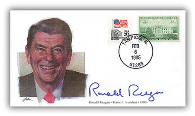 81444 - 1985 PRS Ronald Reagan Deluxe Commemorative Cover - Mystic ...