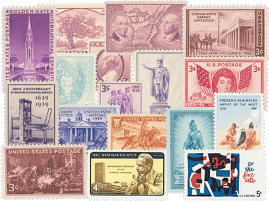 M7474 - 1935-64 Commemorative Collection, 382 Used Stamps with FREE ...