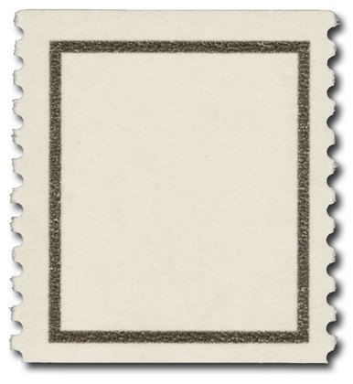 TD125 - 1994 Gray Black, Test Stamp, Rectangle with Thick Lines, Etched ...