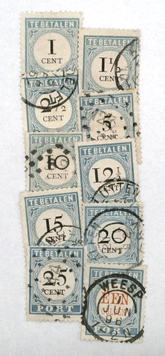 J1-2 - 1870 Netherlands - Mystic Stamp Company