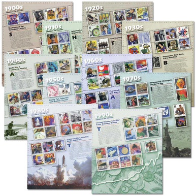 3182-91 - 1998-2000 Celebrate The Century, Complete Set of 150 Stamps ...