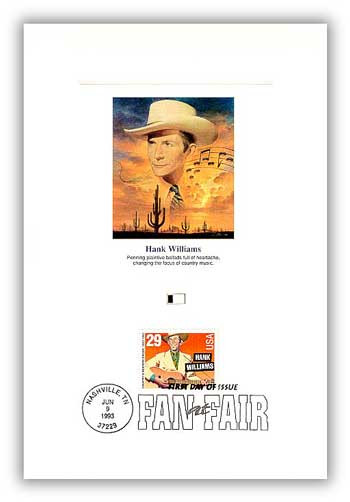 4900812 - 1993 Hank Williams Proofcard - Mystic Stamp Company
