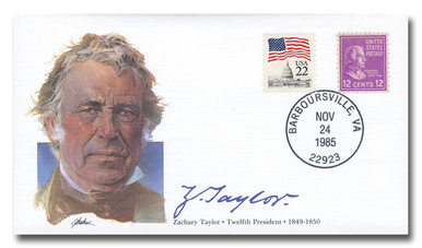 81476 - 1985 PRS Z Taylor Deluxe Commemorative Cover - Mystic Stamp Company