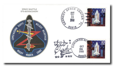 STS92A - STS-92 Launch and Return Cover - Mystic Stamp Company