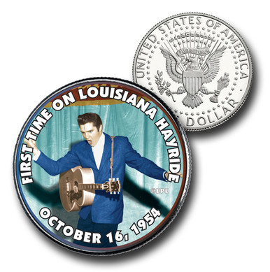 CNS1013 - Elvis Presley "First Time on Louisiana Hayride" US Half ...