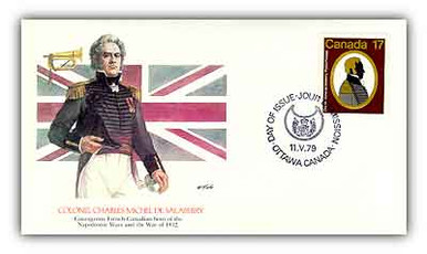 6A819 - 1979 17c Colonel Michel de Salaberry - Mystic Stamp Company