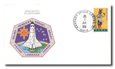 STS78R - STS-78 Launch Cover - Mystic Stamp Company