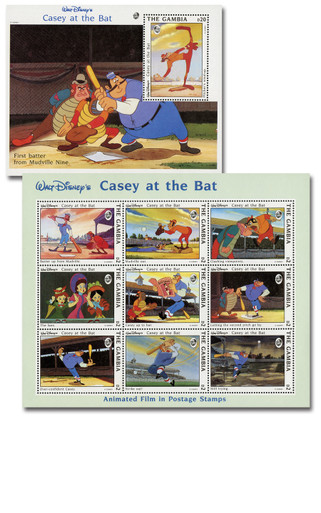 MDS282 - 1993 Disney Celebrates Animated Film - Casey At the Bat, Mint ...