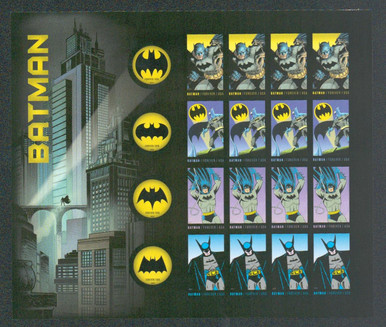 4928-35b - 2014 First-Class Forever Stamp - Imperforate Batman - Mystic ...