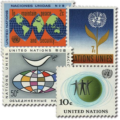 UN125-28 - 1964 Definitives - Mystic Stamp Company