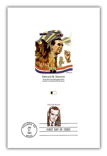 4901630 - 1994 Edward R. Murrow Proofcard - Mystic Stamp Company