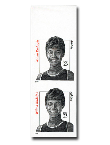 3422a - 2004 23c Distinguished Americans: Wilma Rudolph, Imperf. Error ...