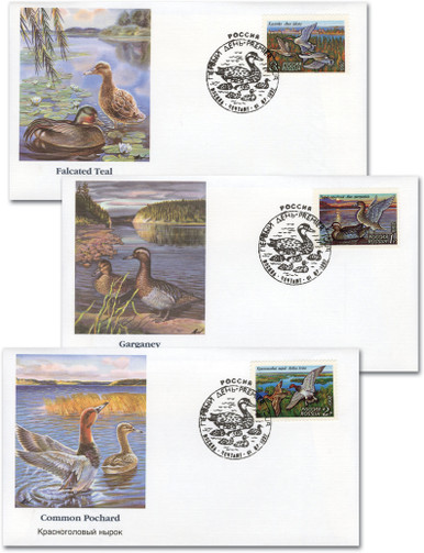 59303 - 1992 Russia Duck Cover Set with Album - Mystic Stamp Company