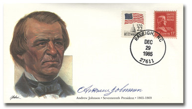 81479 - 1985 PRS A Johnson Deluxe Commemorative Cover - Mystic Stamp ...