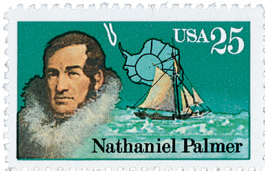 2386 - 1988 25c Antarctic Explorers: Nathaniel Palmer - Mystic Stamp ...