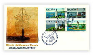 6A1035P - 1984 Canada Lighthouses Combination Cover - Mystic Stamp Company