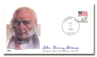 81419 - 1985 PRS John Q. Adams Commemorative Cover - Mystic Stamp Company