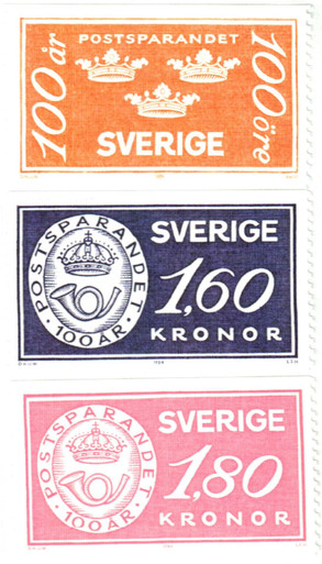 1483-85 - 1984 Sweden - Mystic Stamp Company