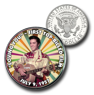CNS1070 - Elvis Presley "Loving You" US Half Dollar Commemorative Coin ...