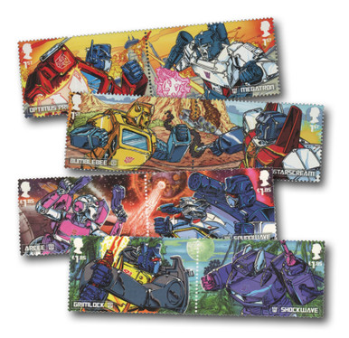 MFN376 - 2022 Transformers Presentation Pack, 8 Mint Stamps, Great ...