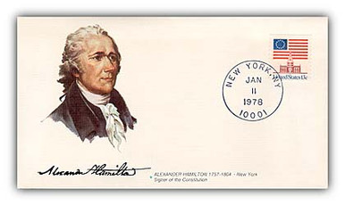 96202 - 1977 Alexander Hamilton - Mystic Stamp Company