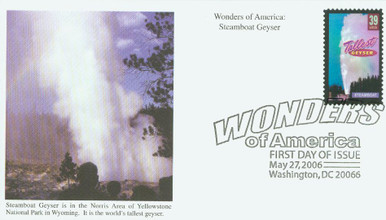 4059 - 2006 39c Wonders of America: Steamboat, Tallest Geyser - Mystic ...