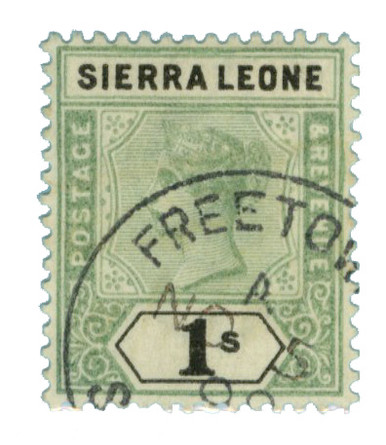43 - 1896 Sierra Leone - Mystic Stamp Company