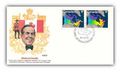 6A893P - 1981 17c Canada in 1905/1949 - Mystic Stamp Company