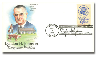 AC588 - 8/4/2005, USA, Lyndon B. Johnson 36th President, Presidential ...