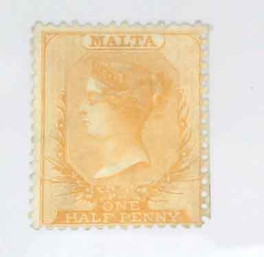 3c - 1880 Malta - Mystic Stamp Company