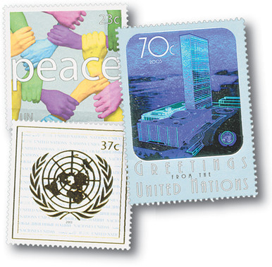 UN837-39 - 2003 United Nations - Mystic Stamp Company