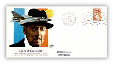 113283 - 1980 POF Marcel Dassault - Mystic Stamp Company