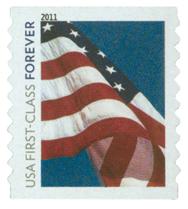 4487 - 2010 First-Class Forever Stamp - Flag Forever (Ashton Potter ...