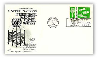 8A132 - 1964 11c Narcotics Control - Mystic Stamp Company