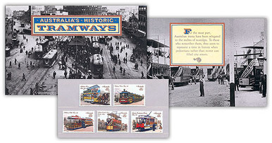 7510934 - 41c 1989 AUS Historic Tramways Presentation Pack - Mystic ...
