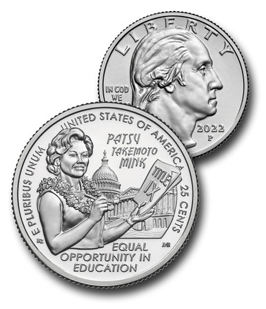 CNAW12P - 2024 American Women Quarters Program - Patsy Takemoto Mink, P ...