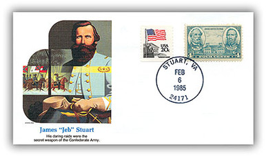 20038 - 1985 James Brown Stuart Commemorative Cover - Mystic Stamp Company