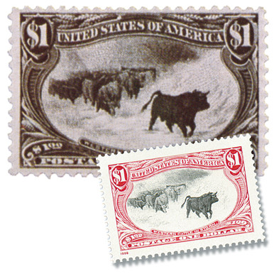 M7172 - 1898 #292 Cattle in Storm,HU,#3209h free - Mystic Stamp Company