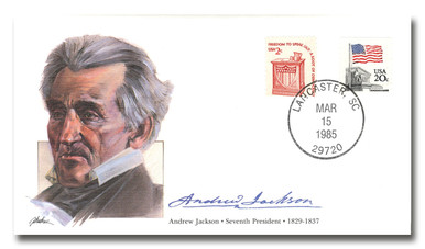 81408 - 1985 PRS Andrew Jackson Commemorative Cover - Mystic Stamp Company