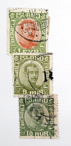 108//16 - 1920-22 Iceland - Mystic Stamp Company