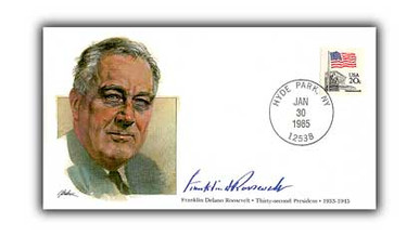 81404 - 1985 PRS F. Roosevelt Commemorative Cover - Mystic Stamp Company