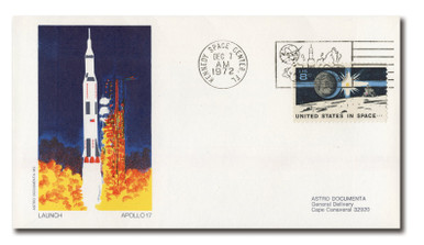 AC358 - 12/7/1972, Apollo 17 Launch, United States in Space - Mystic ...