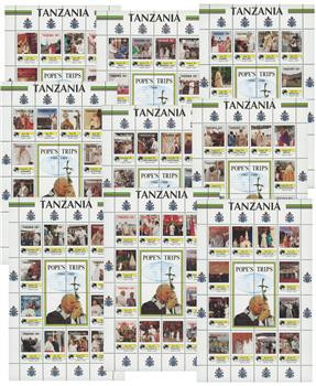 826-34 - 1992 Tanzania - Mystic Stamp Company