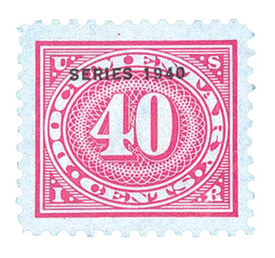 R273 - 1940 40c U.S. Internal Revenue Stamp, Rose Pink, Perf. 11, 1940 ...