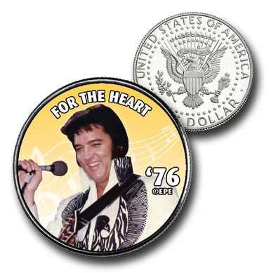 CNS2063 - Elvis Presley "For the Heart" US Half Dollar Commemorative ...