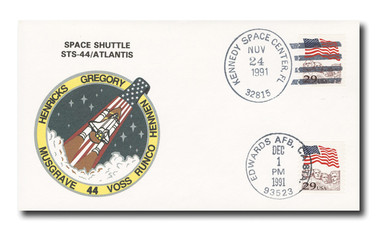 STS44 - STS-44 Launch & Return Cover - Mystic Stamp Company