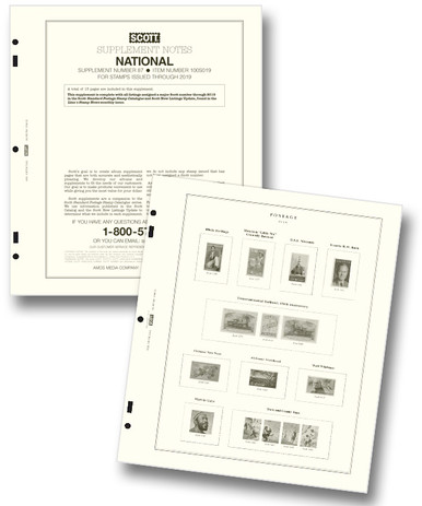 GS110JJ - 2019 Scott National Supplement - Mystic Stamp Company